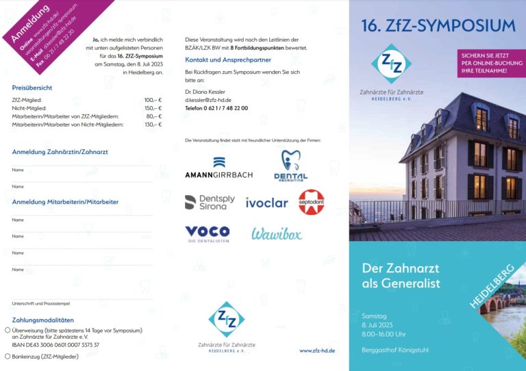 ZfZ-Symposium - Zahnärzte für Zahnärzte